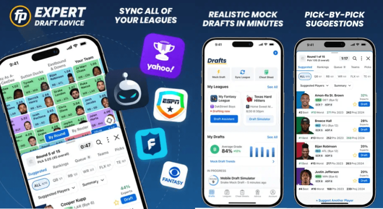 12+ Top-Rated Fantasy Football Apps List