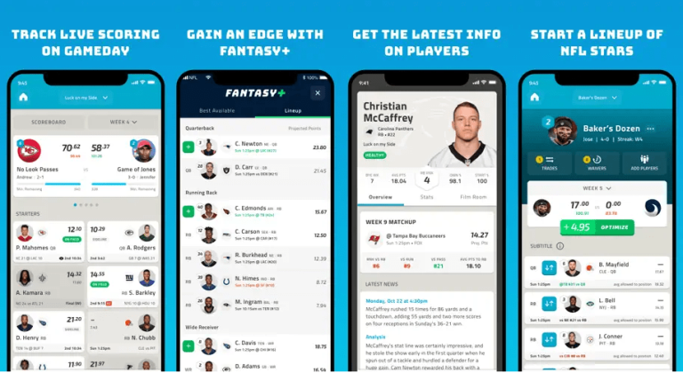 12+ Top-Rated Fantasy Football Apps List